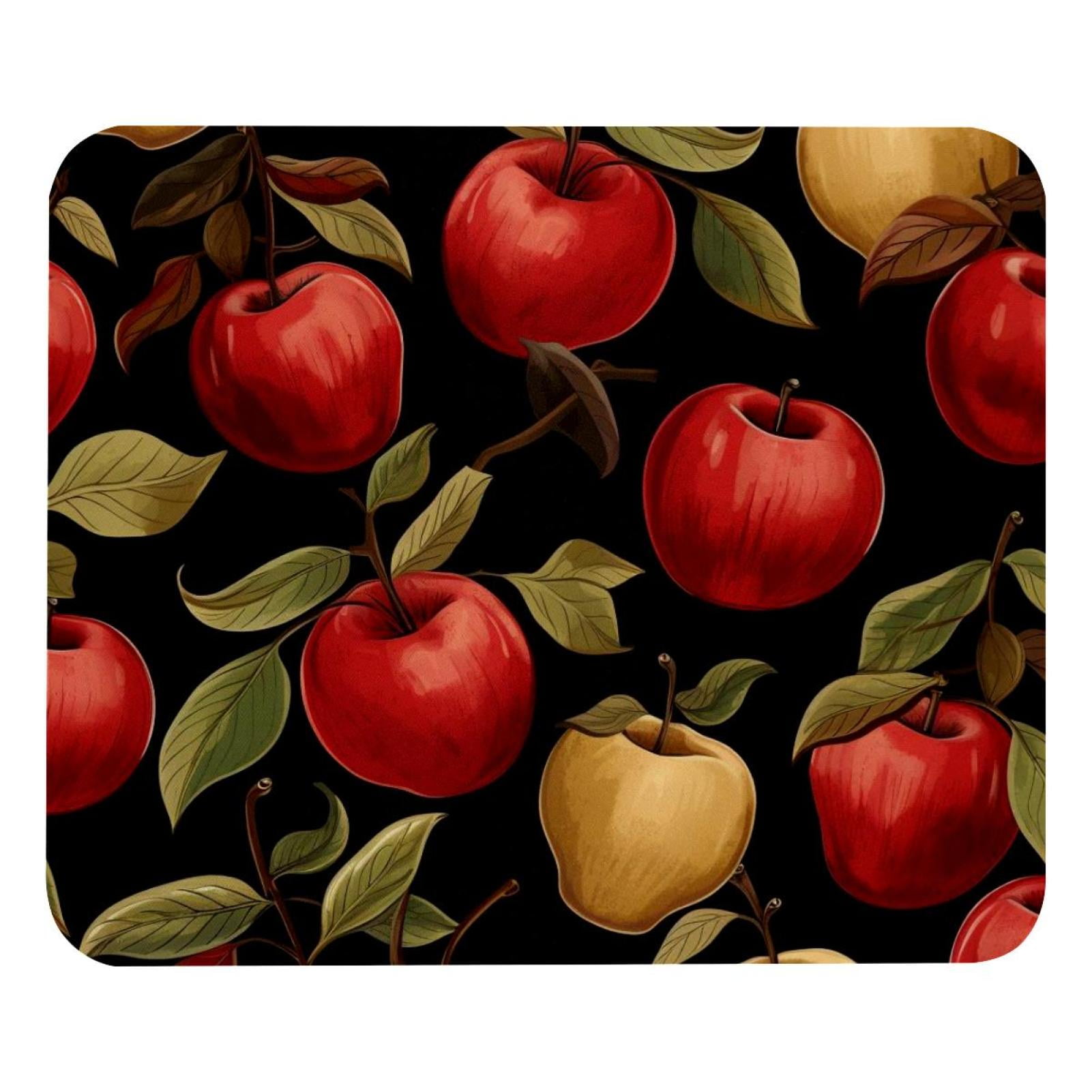 Apple Desk Pad Mousepad Gaming Mouse Pad, Square 8.3x9.8 Inch Non-Slip ...