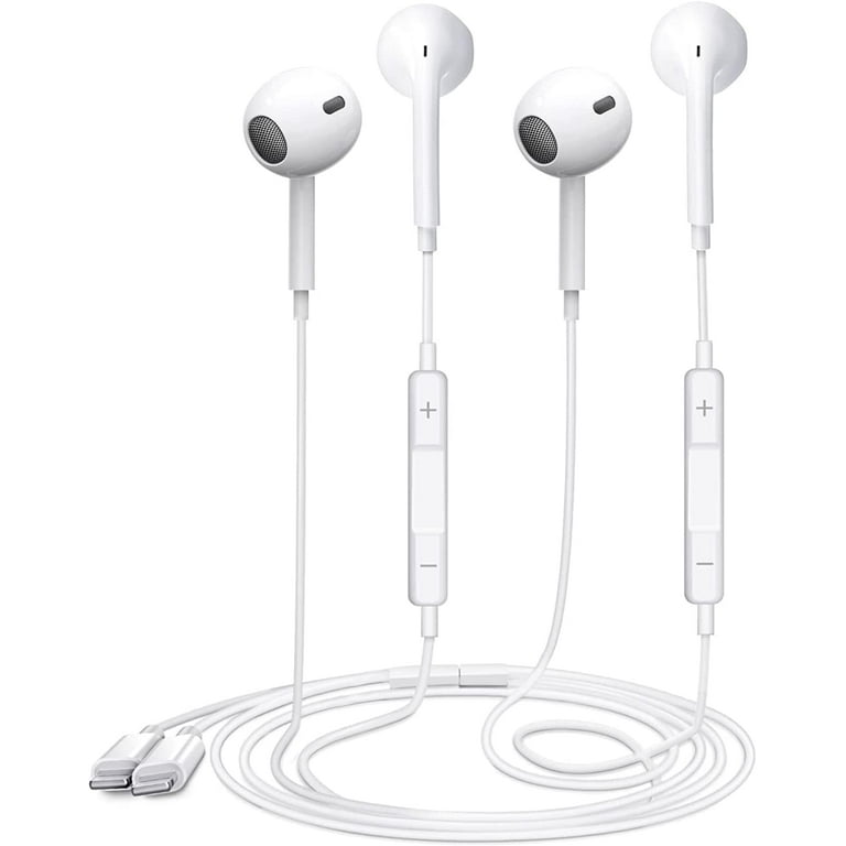 Apple 2-Pack Earbuds for iPhone, Lightning Connector, Built Apple 2-Pack Earbuds for iPhone, Lightning Connector, Built