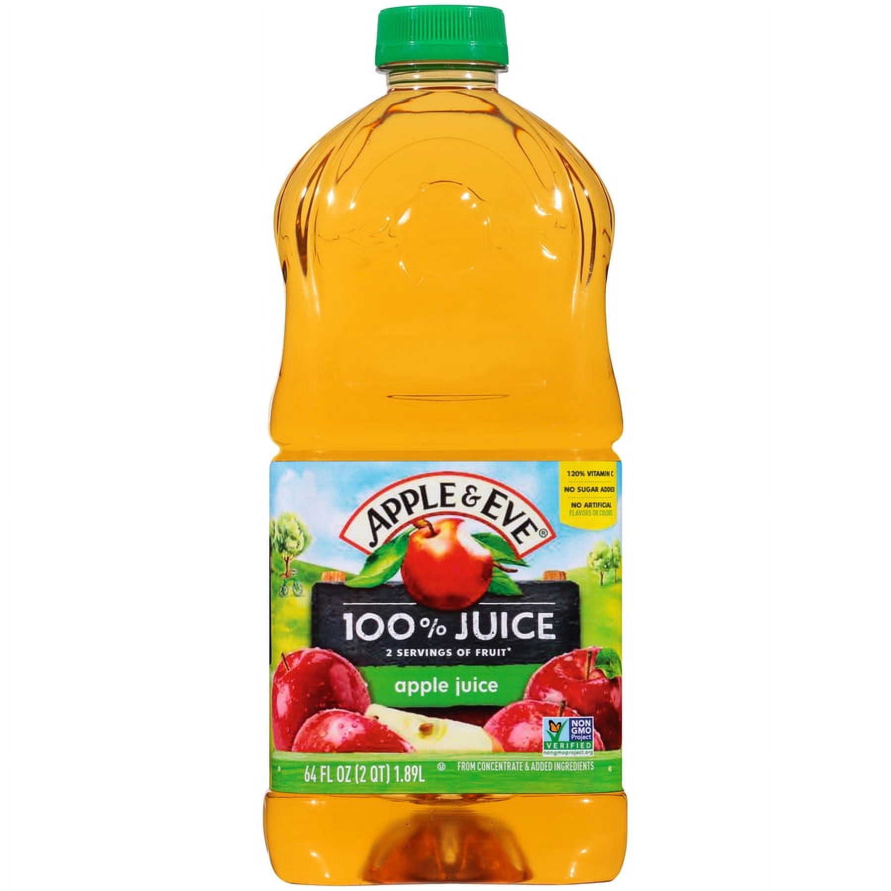 Apple & Eve 100% Apple Juice, 64 fl oz - Walmart Business Supplies