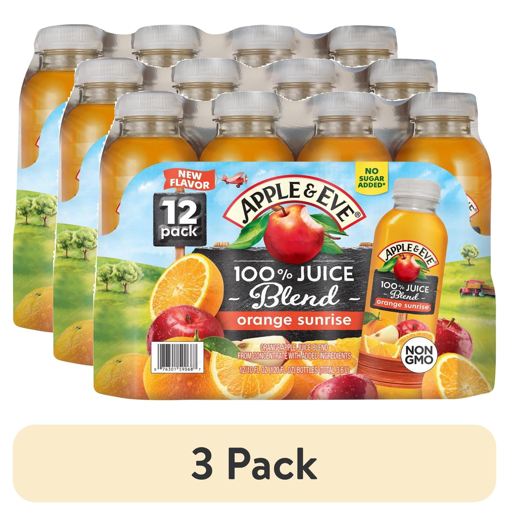 (3 pack) Apple & Eve 12 pack 10oz Orange Sunrise Juice - Walmart.com