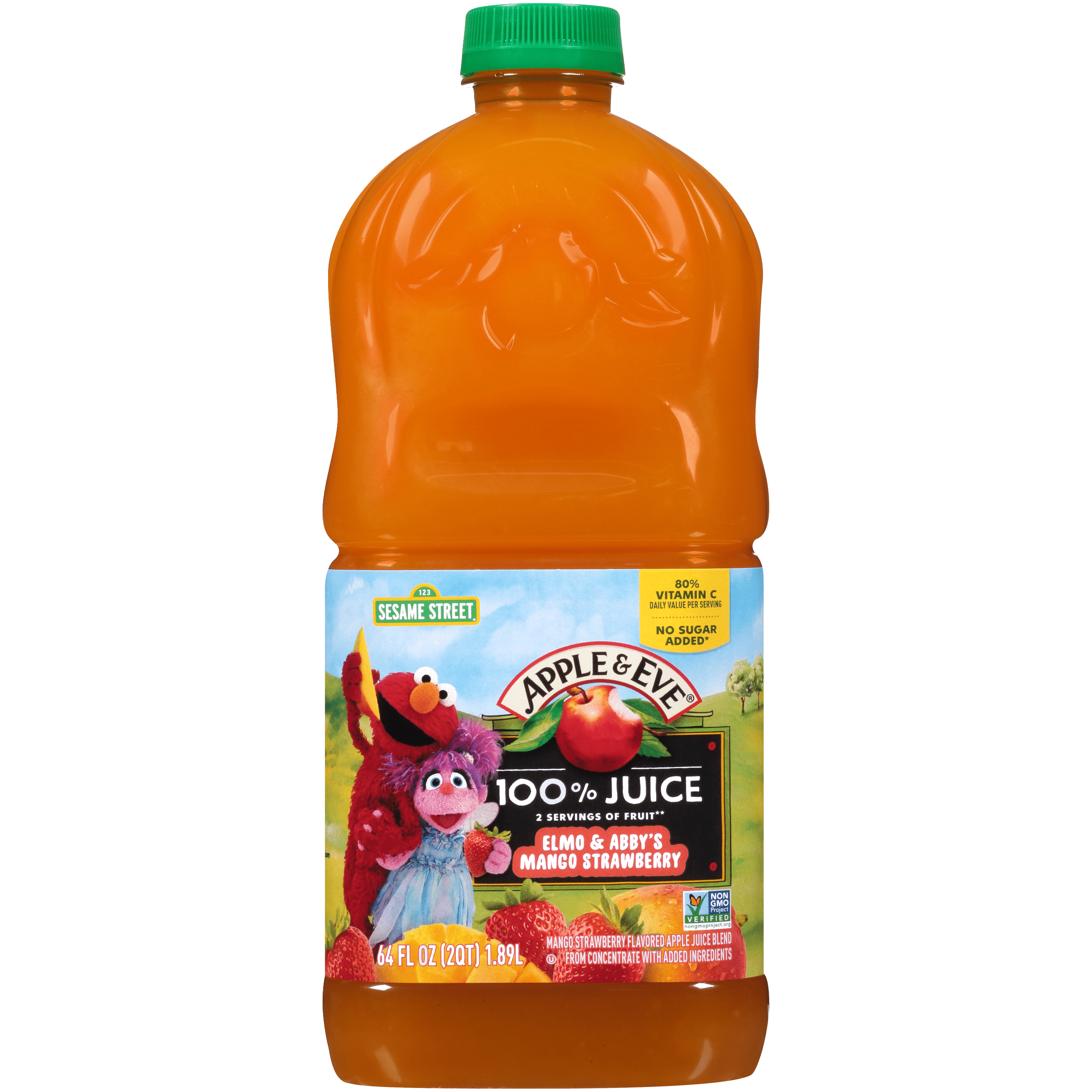 Apple & Eve Elmo and Abby's Mango Strawberry 100% Juice, 64 fl oz ...
