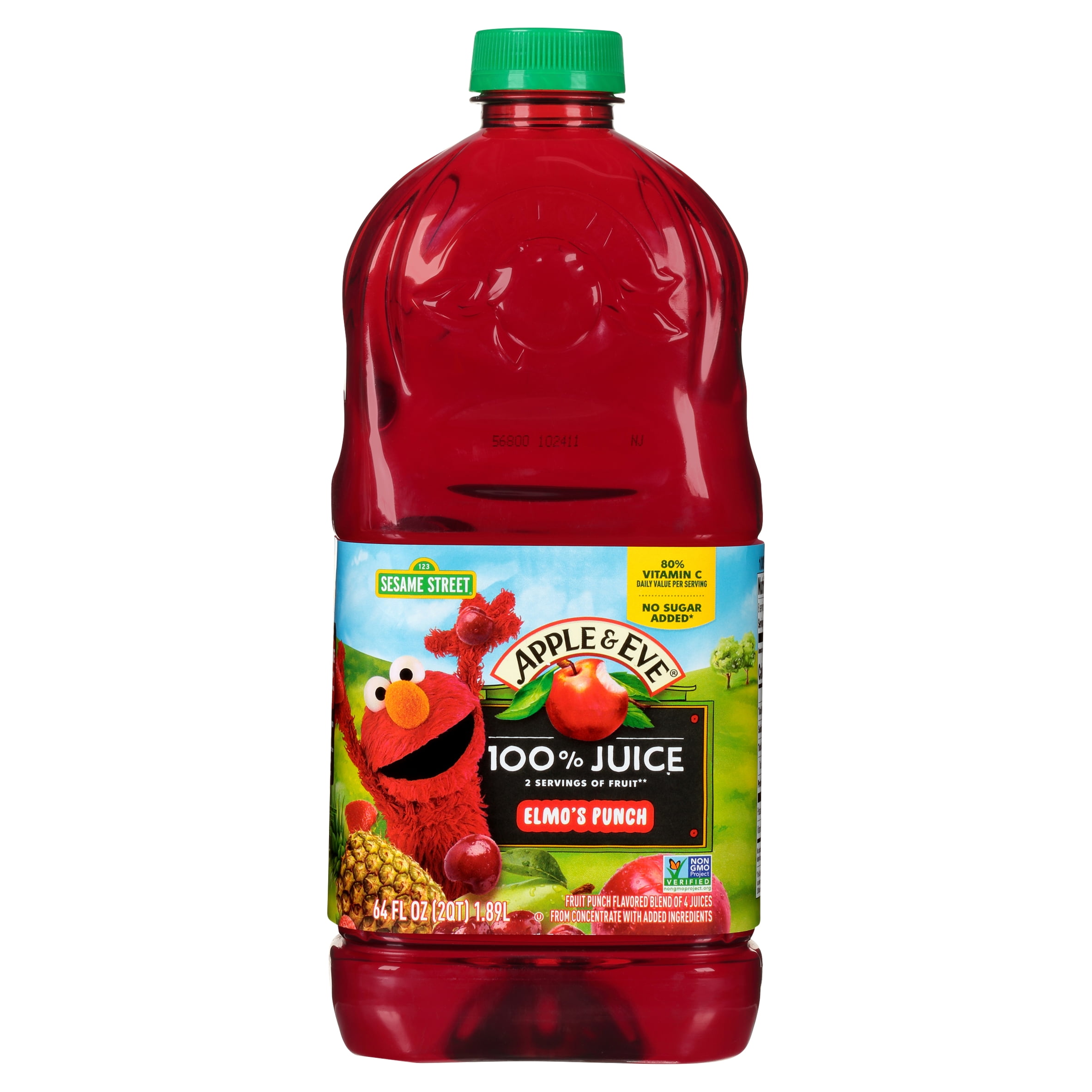 Apple & Eve Elmo's Punch Blend 100% Juice, 64 fl oz Bottle - Walmart.com
