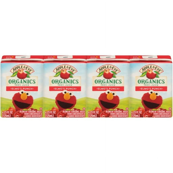 Apple & Eve Organic Juice Elmos Punch, 125 Ml - Walmart.com
