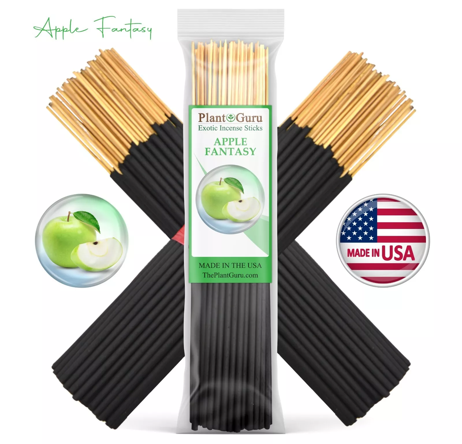 Apple Fantasy Incense Sticks 7" Bulk - 1 Bundle 85 to 100 Sticks ...