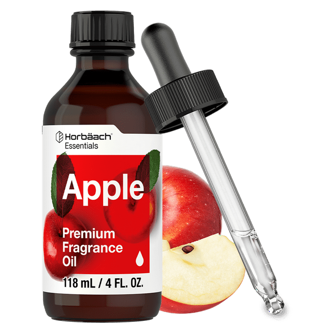 Apple Fragrance Oil | 4 fl oz (118ml) | Premium Grade | by Horbaach ...