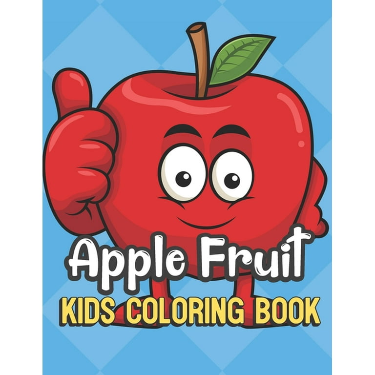 coloring book pages apples