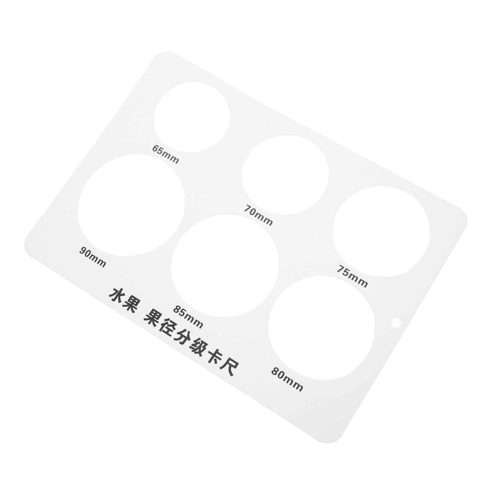 Apple Fruit Measuring Divider Circle Fruit Diameter Measuring Fruit ...