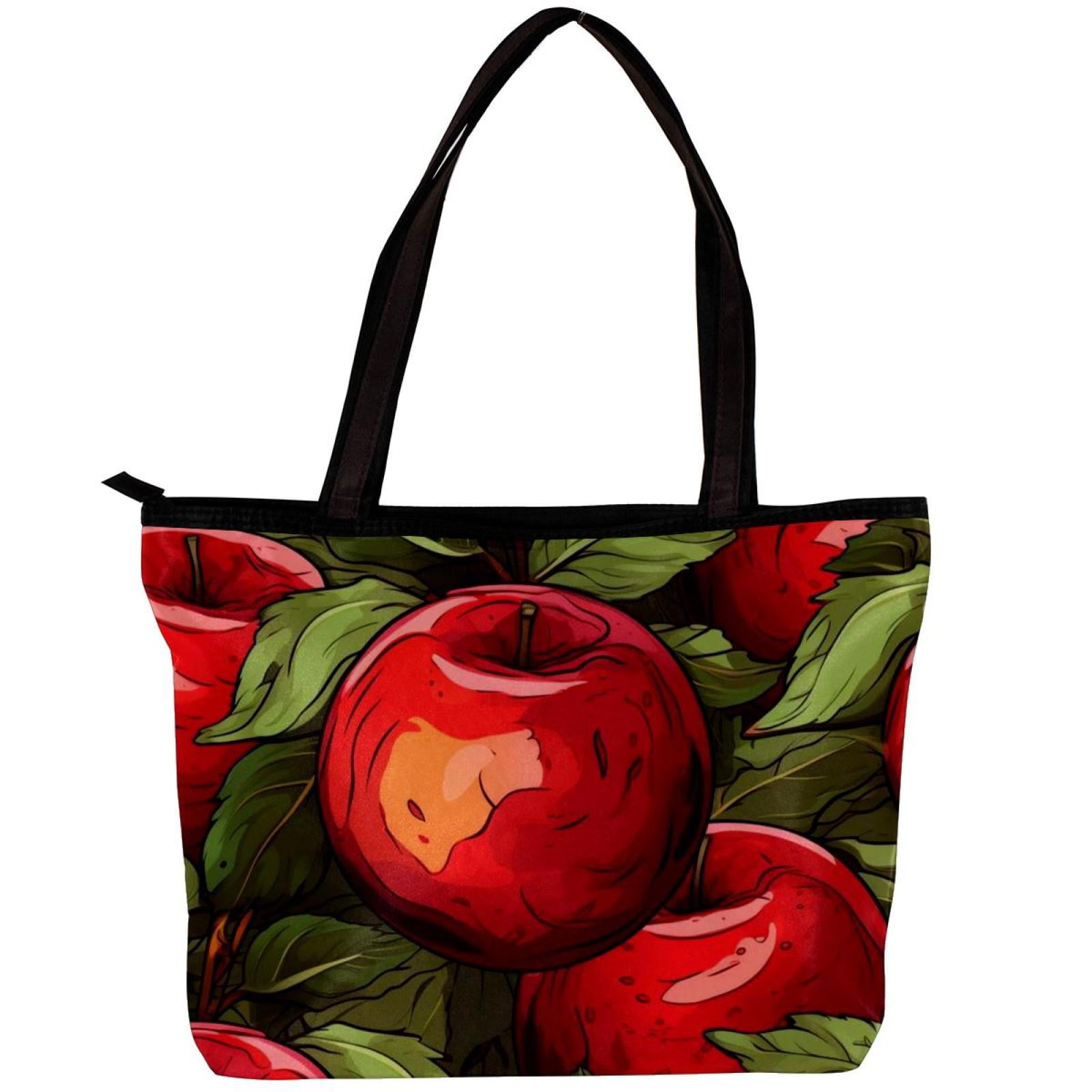 Apple Fruits Handbags Fashion Women Portable Shoulder Ladies Crossbody ...