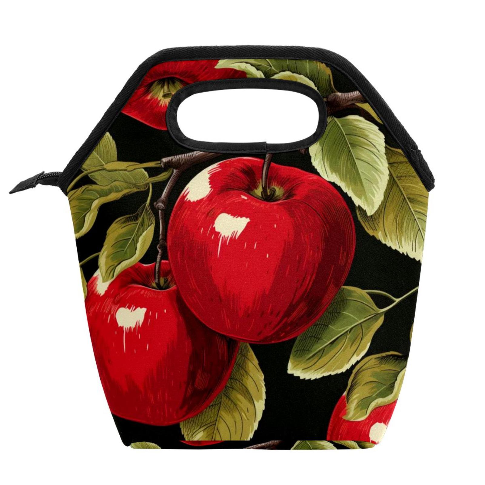 Apple Fruits Large Capacity Lightweight Printed Insulated Ideal Lunch ...