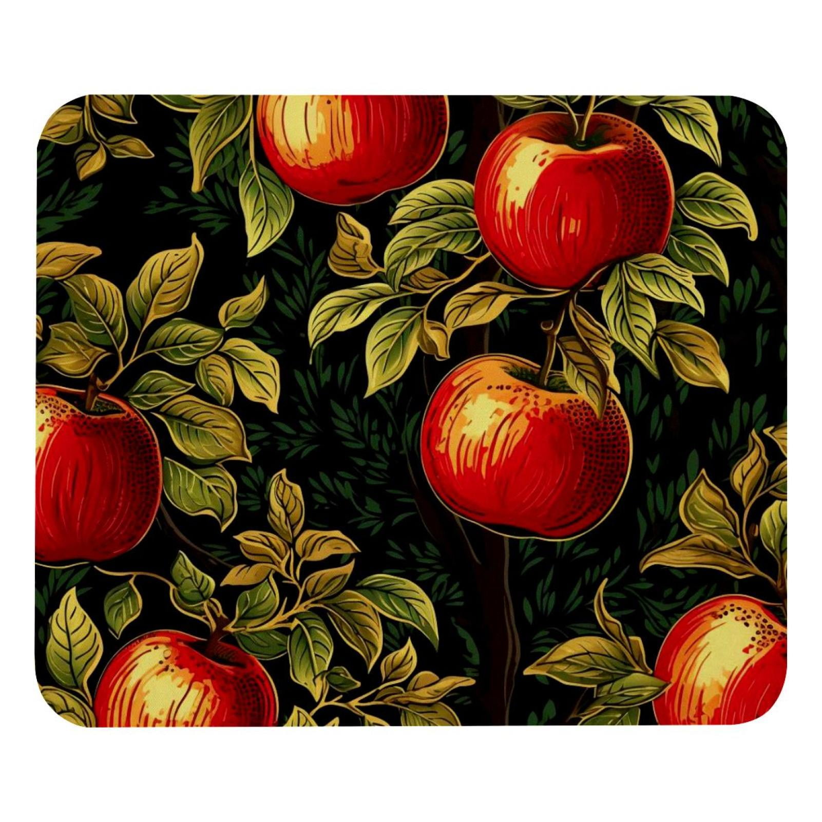 Apple Gaming Mouse Pad, Mouse Mat, Mouse Pad - Square, 8.3x9.8 Inch ...