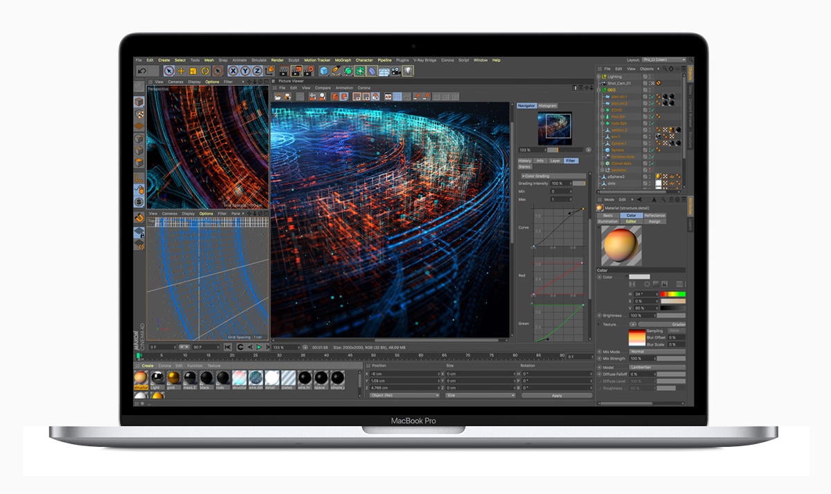 Apple A Grade Macbook Pro 13.3-inch (Retina, Silver, Touch Bar) 1.4Ghz ...