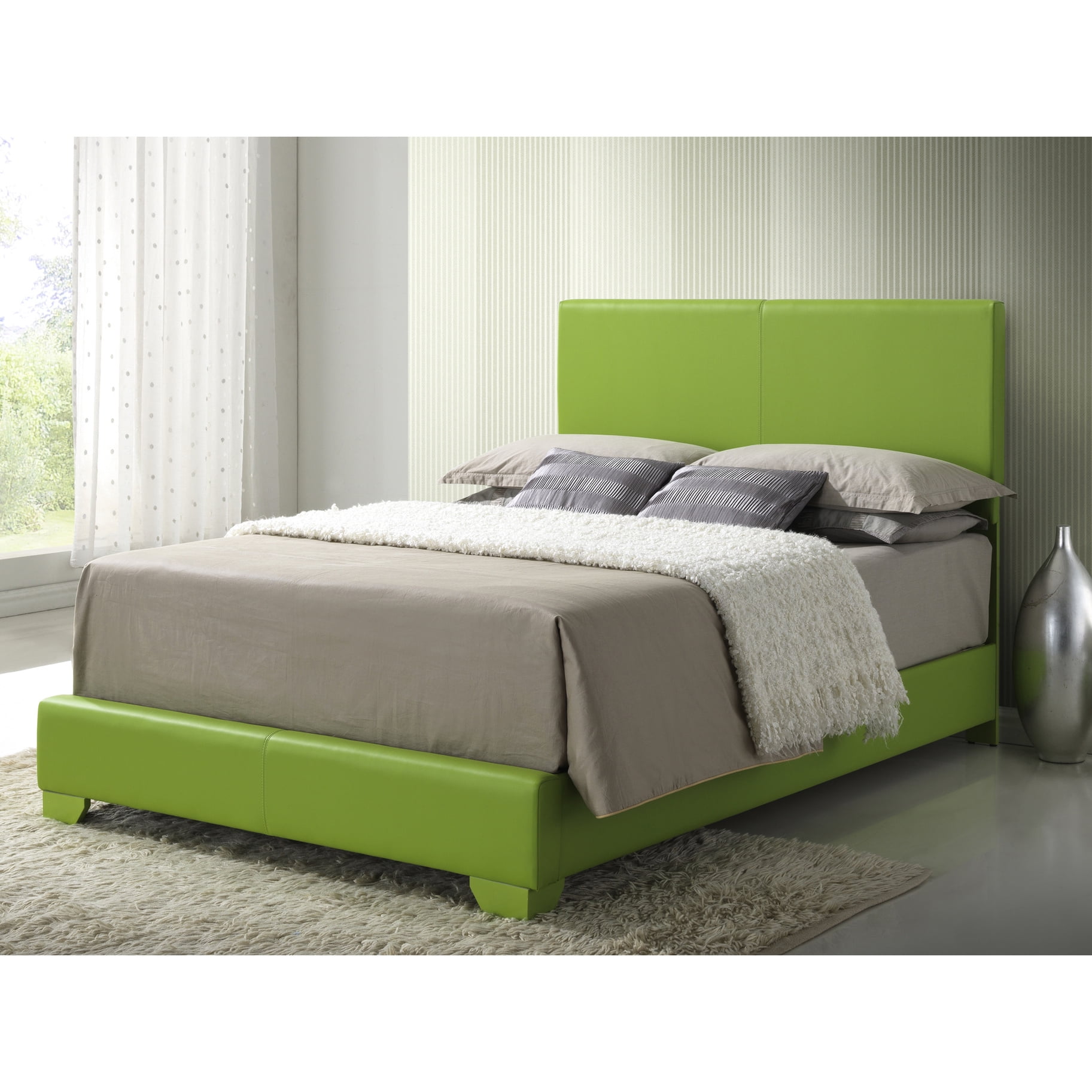 Apple Green Bedroom Bed | Multiple Sizes and Colors | Visual Appeal ...