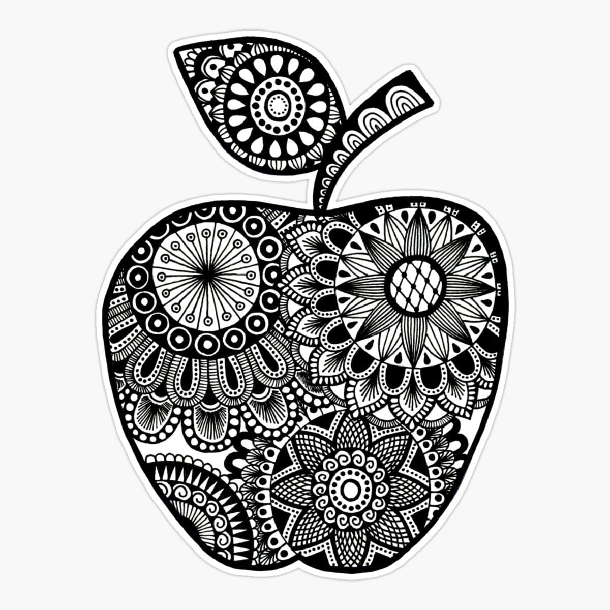 Apple (Green) Er, Phone Decal Water Bottle Stickers Car Decals, Funny ...