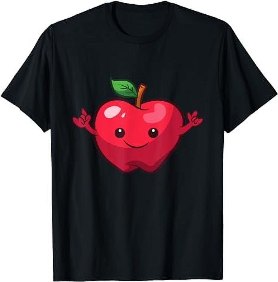 Apple Happy Love Fruits Love Apples T-Shirt - Walmart.com