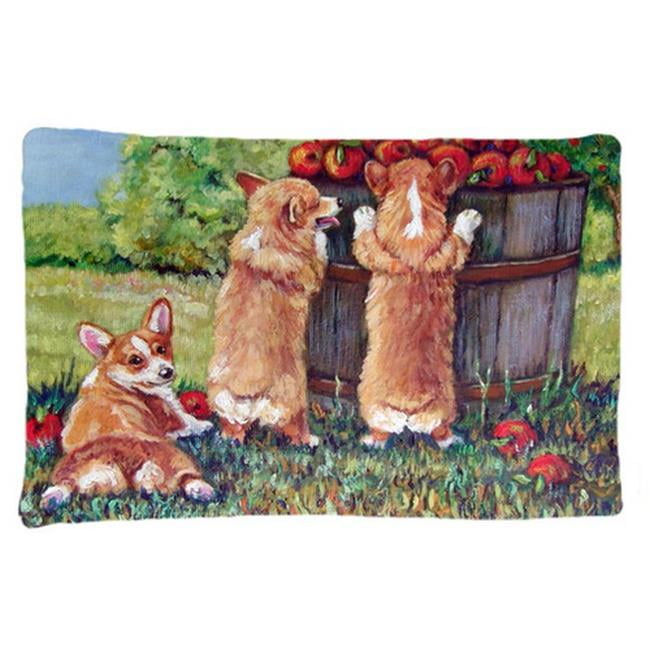 Apple Helper Corgis Fabric Standard Pillowcase - Walmart.com Apple Helper Corgis Fabric Standard Pillowcase - Walmart.com