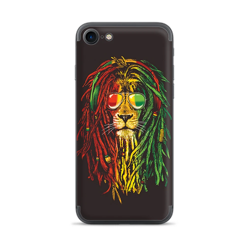 Apple Iphone 7 / 8 Skins Decal Wrap Rasta Dread Lion Irie - Walmart.com