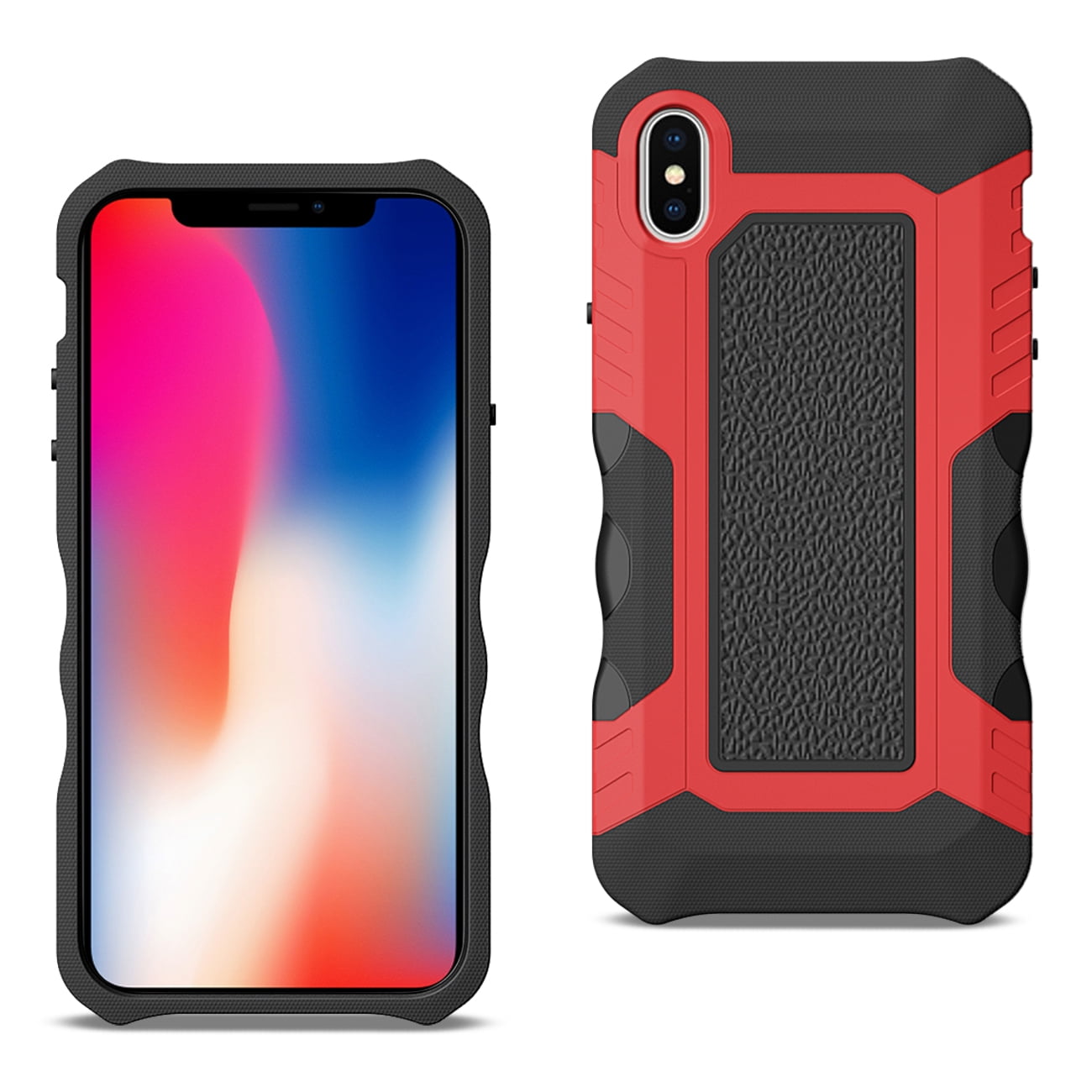 Reiko brand for Iphone X Slim Shockproof Protective Anti-slip Heavy ...