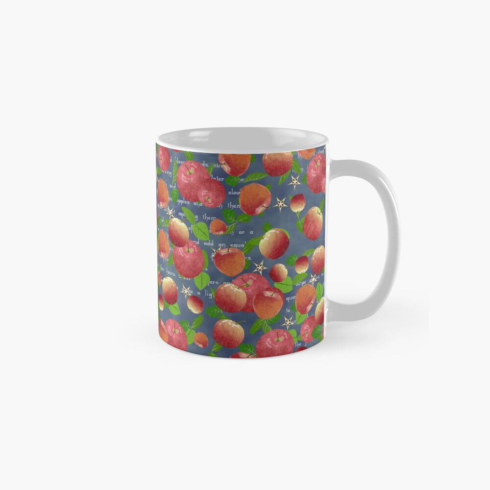 Apple Jelly Recipe on Denim Blue Smudge Haldrop Classic Mug - Walmart.com