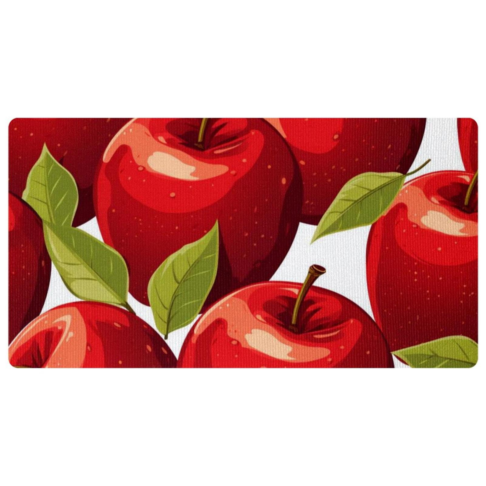 Apple Kitchen Rug, Washable Kitchen Rugs , Runner Mat for Floor ...