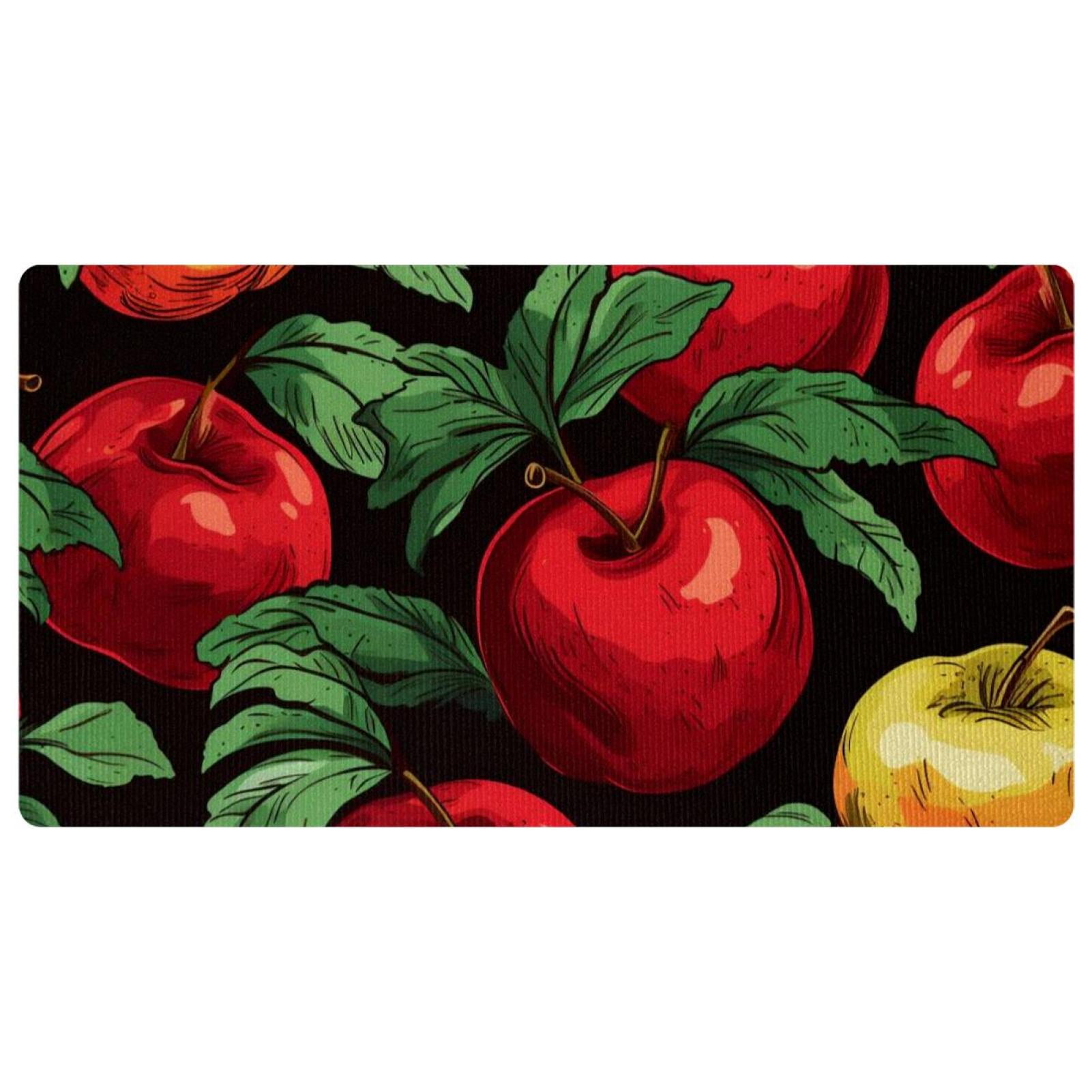 Apple Kitchen Rug, Washable Kitchen Rugs , Runner Mat for Floor ...