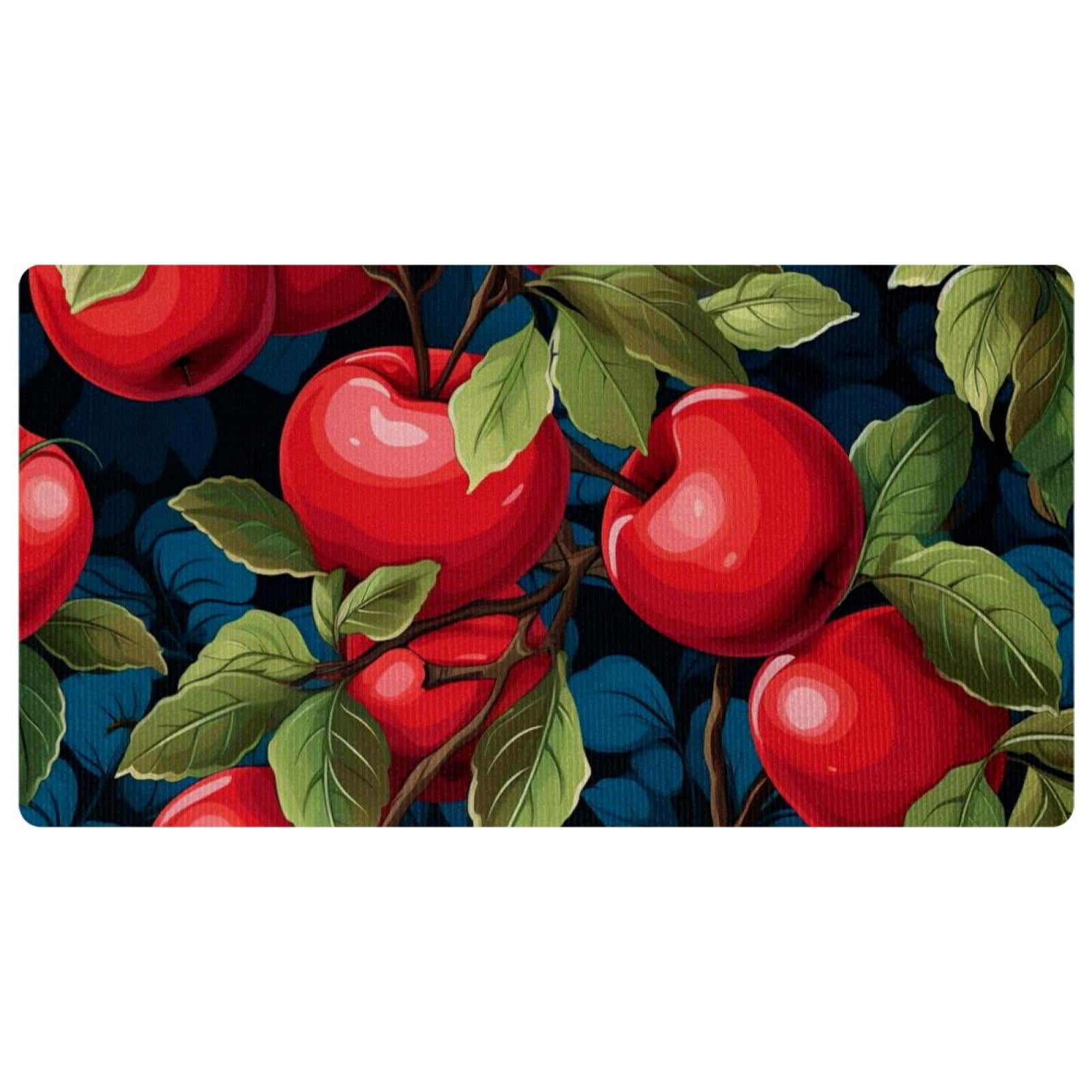 Apple Kitchen Rug, Washable Kitchen Rugs , Runner Mat for Floor ...