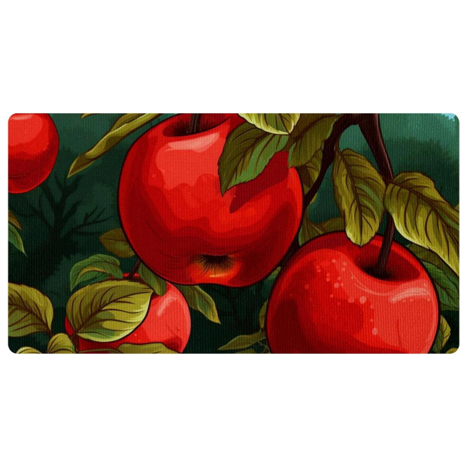 Apple Kitchen Rug, Washable Kitchen Rugs , Runner Mat for Floor ...
