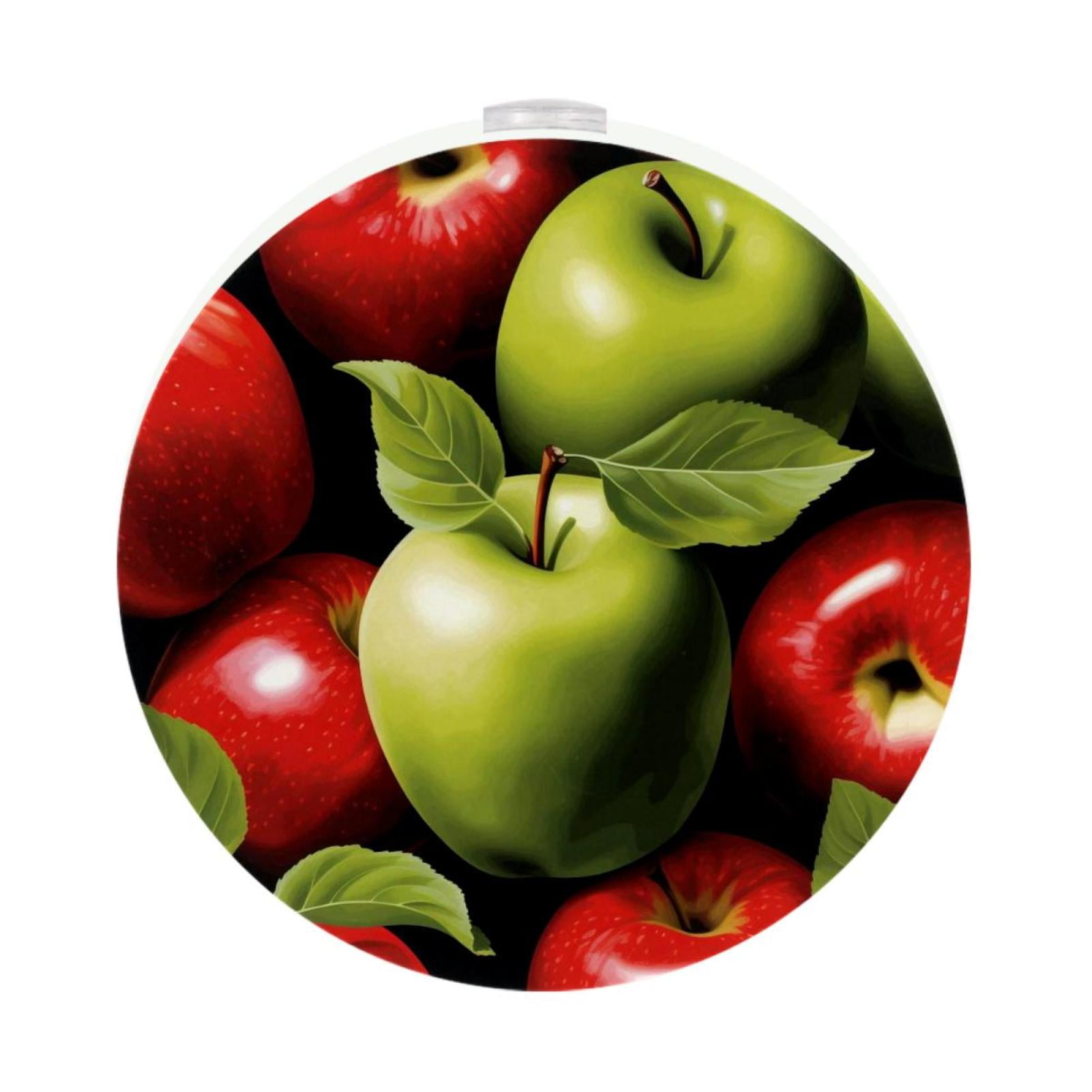 Apple LED Round Night Light-2PCS: Compact and Energy-Efficient Lighting ...