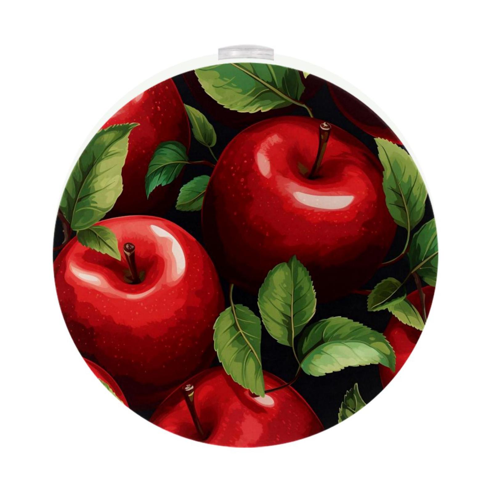 Apple LED Round Night Light-2pcs: Energy-efficient, Environmentally ...