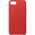 Apple Leather Case for iPhone 7 - Red - Walmart.com