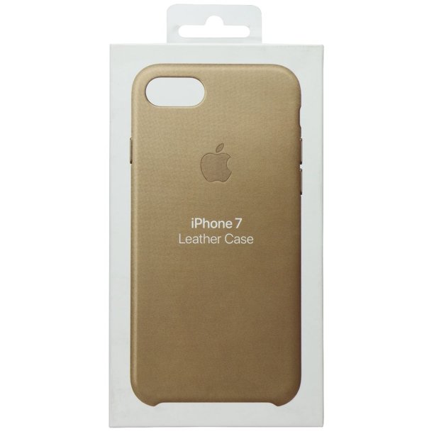 Apple Leather Case For Iphone 7 Tan