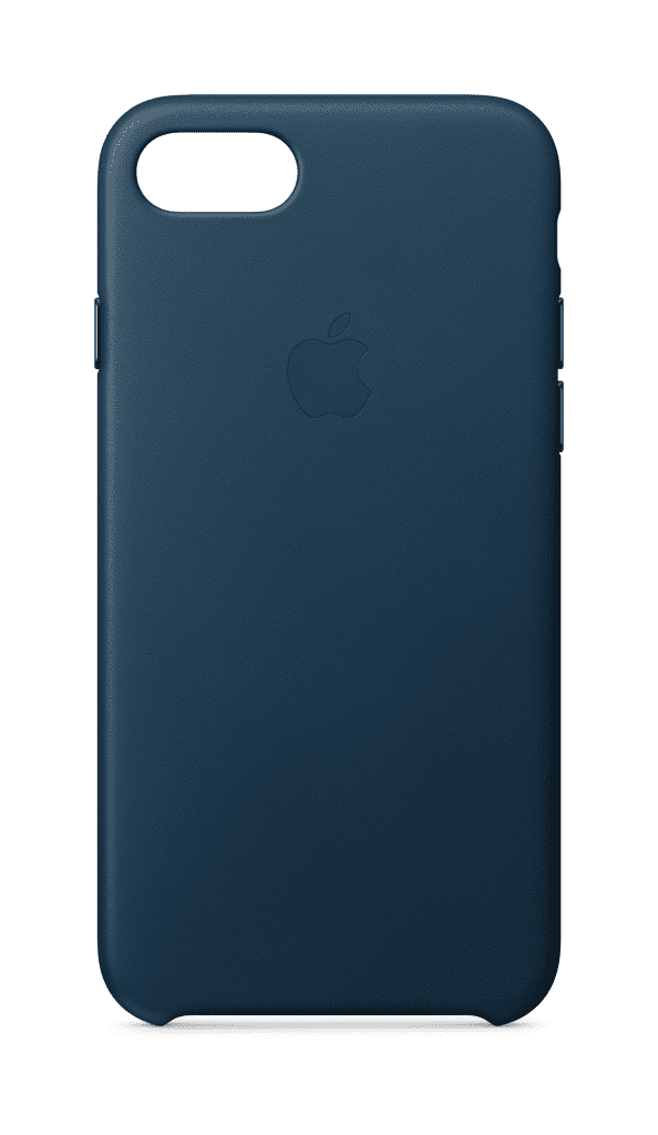 Apple Leather Case for iPhone 8 & iPhone 7 - Cosmos Blue - Walmart.com