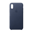 Apple Leather Case for iPhone X - Midnight Blue - Walmart.com