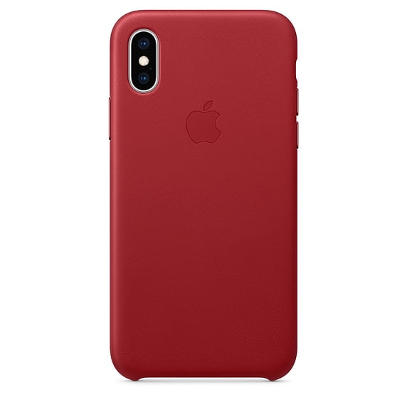 Apple Leather Case for iPhone XS - (PRODUCT)RED - Walmart.com