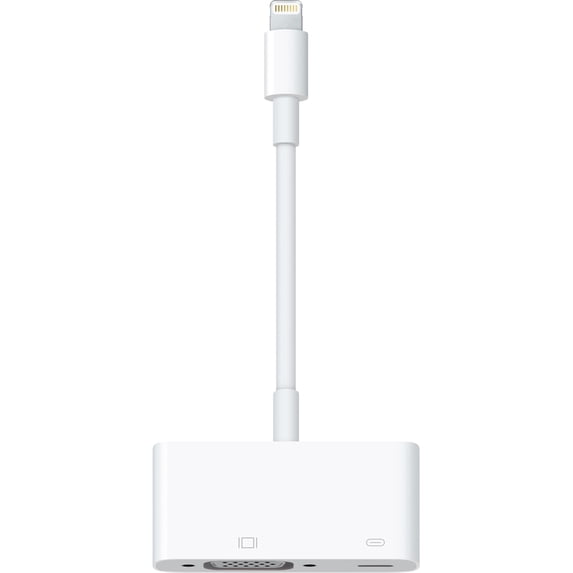 Apple Lightning to VGA Adapter for iPhone, iPad, iPod, 1080p HD Display ...