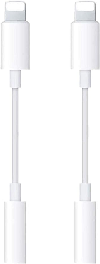 [Apple MFi Certified] 2 Pack for iPhone Headphone Jack Adapter ...