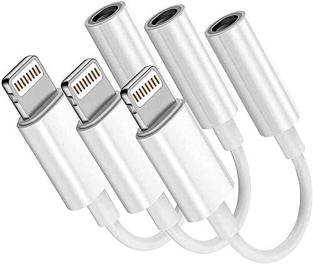[Apple MFi Certified] 3 Pack Headphone Adapter for iPhone, Lightning to ...