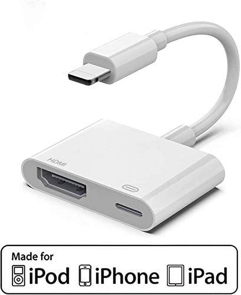 [Apple MFi Certified] Lightning to HDMI Adapter,1080P Digital AV ...