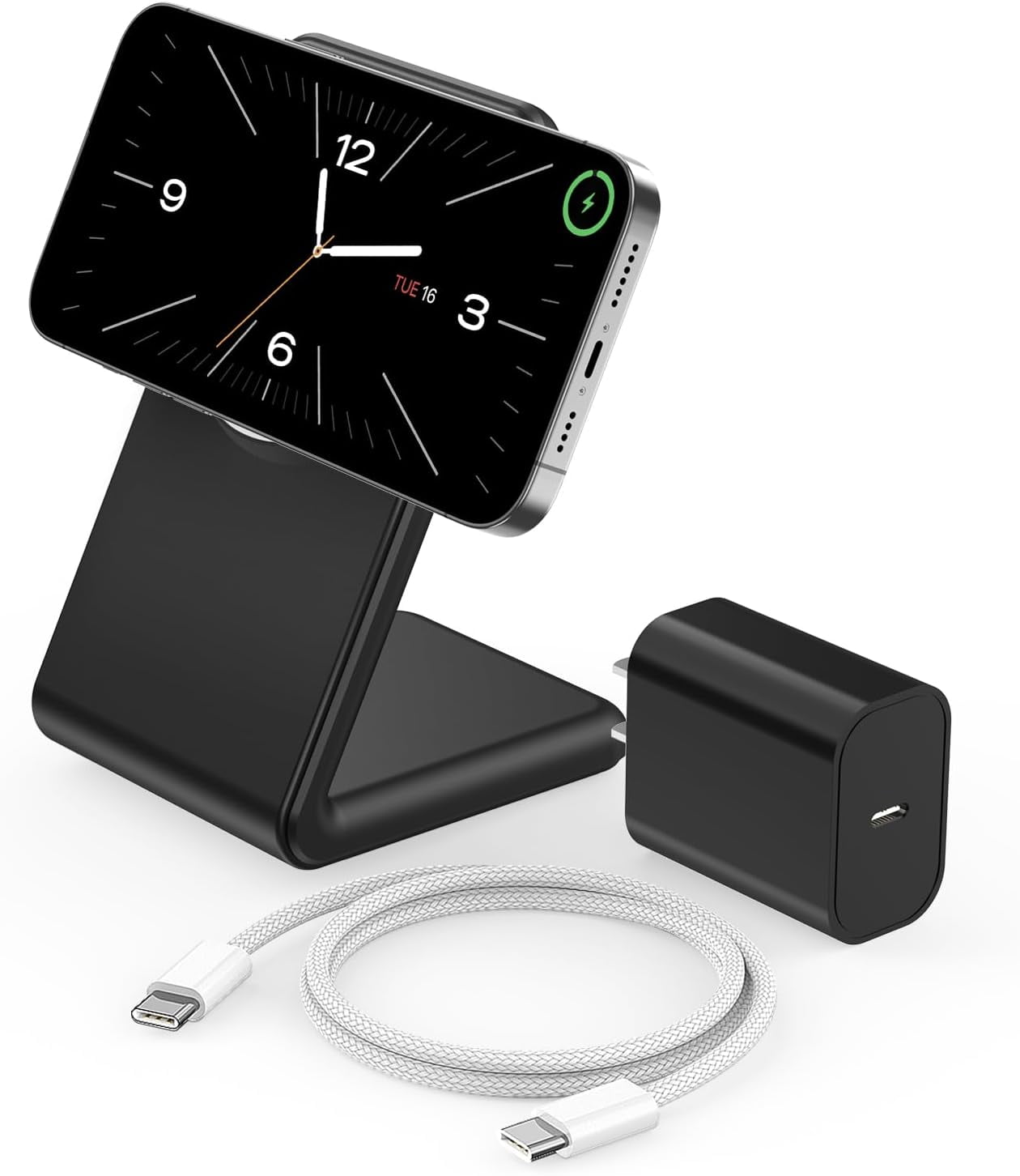 for Apple Mag-Safe Charger Stand, Magnetic Wireless Charger with Fast ...