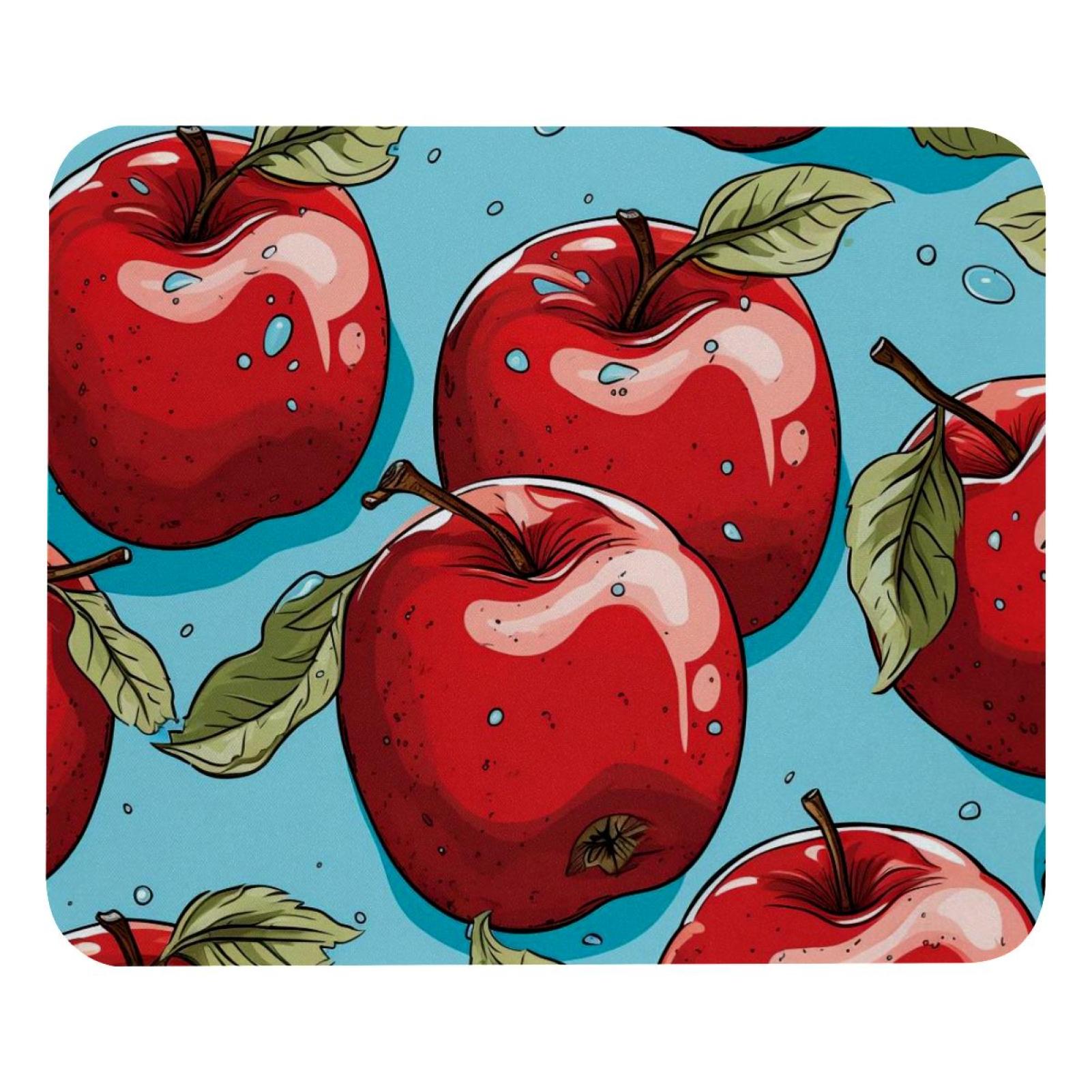 Apple Mouse Pad, Personality Design Rubber Base for Office Decor for ...
