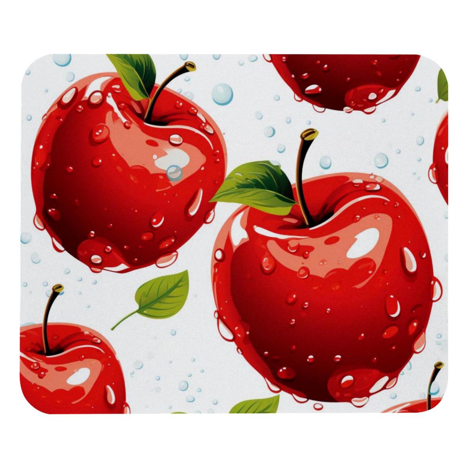 Apple Mouse Pad, Personality Design Rubber Base for Office Decor for ...