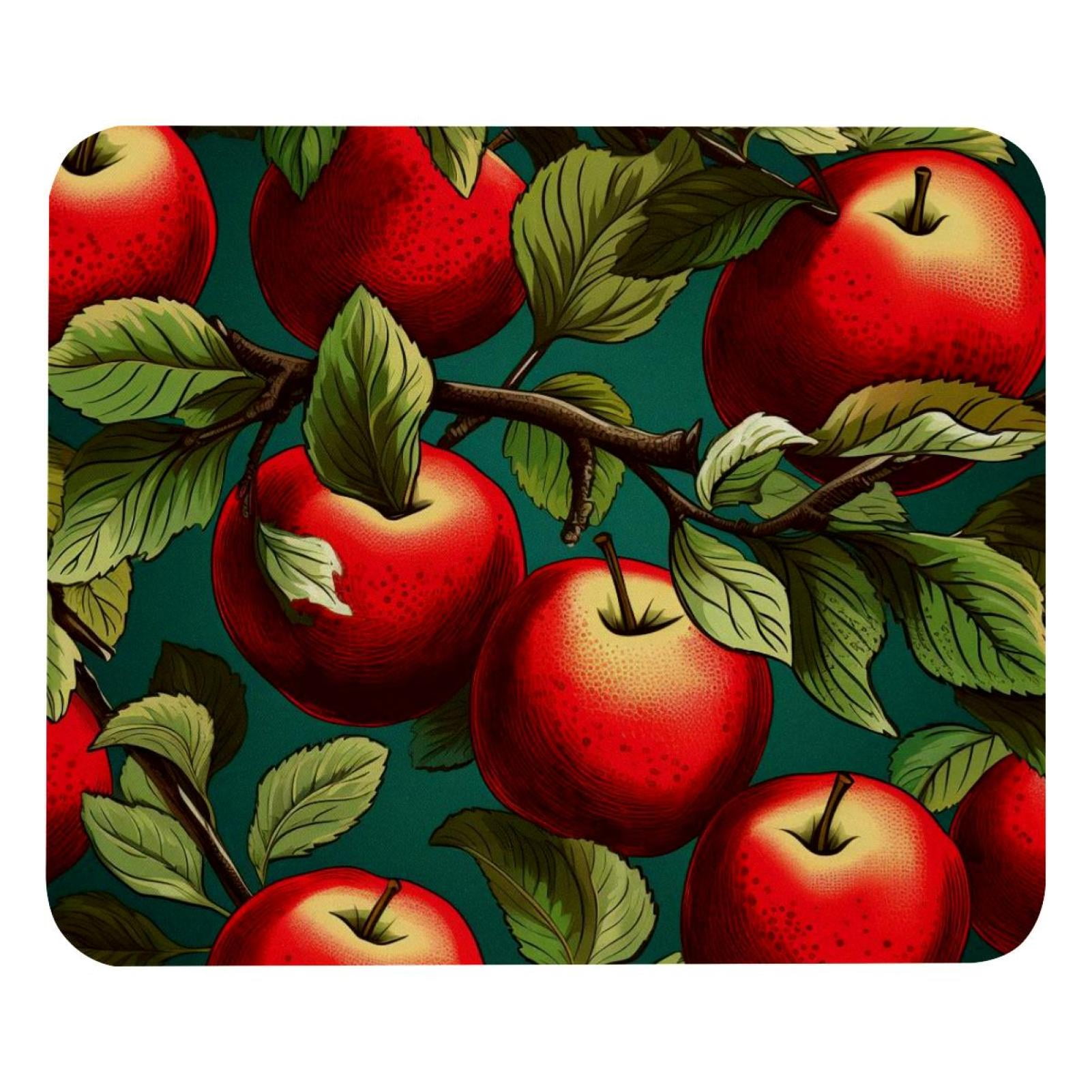 Apple Mouse Pad, Personality Design Rubber Base for Office Decor for Laptop, Computers - Walmart.com