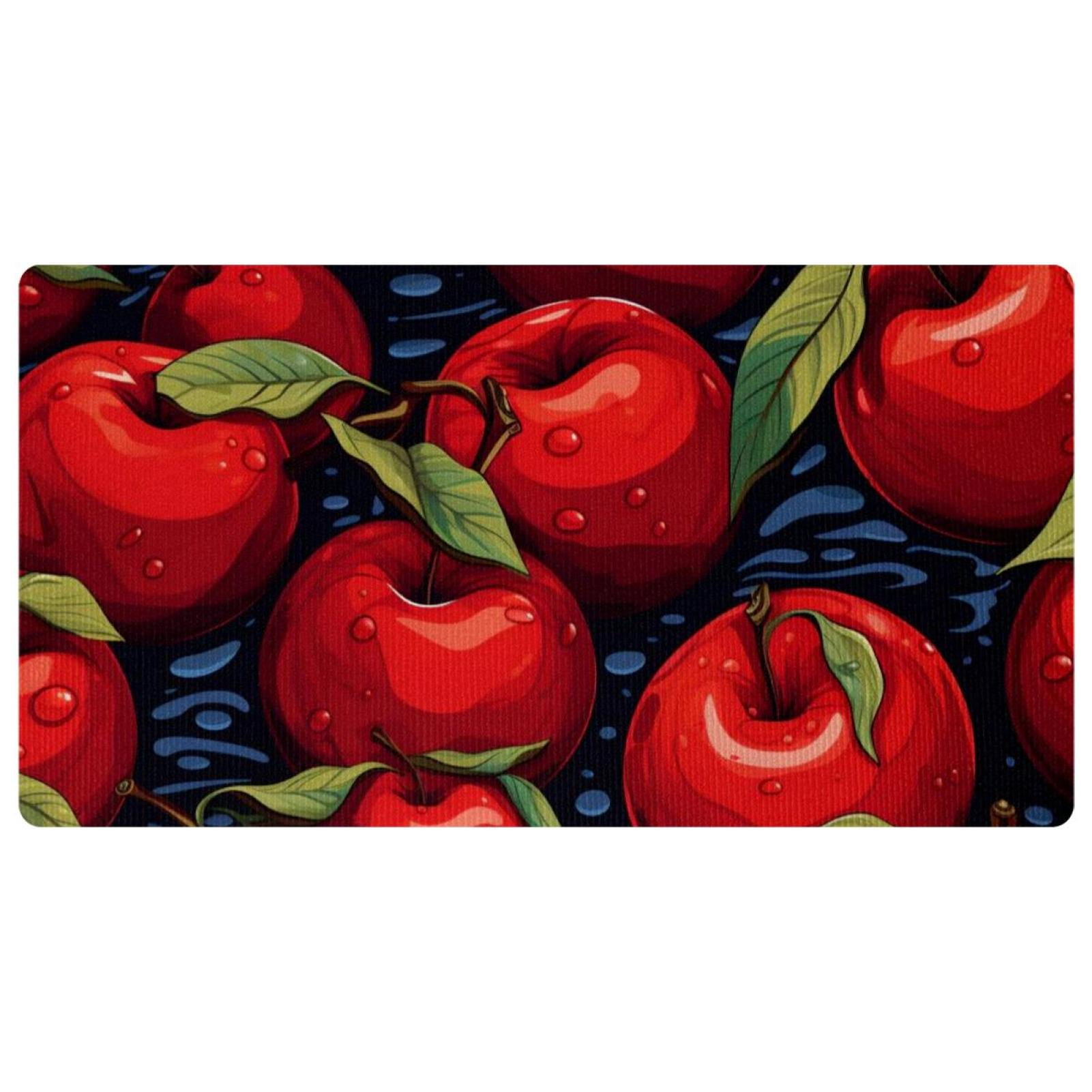 Apple Mouse Pad, Rubber Base Computer Mouse Pads for Wireless Mouse ...