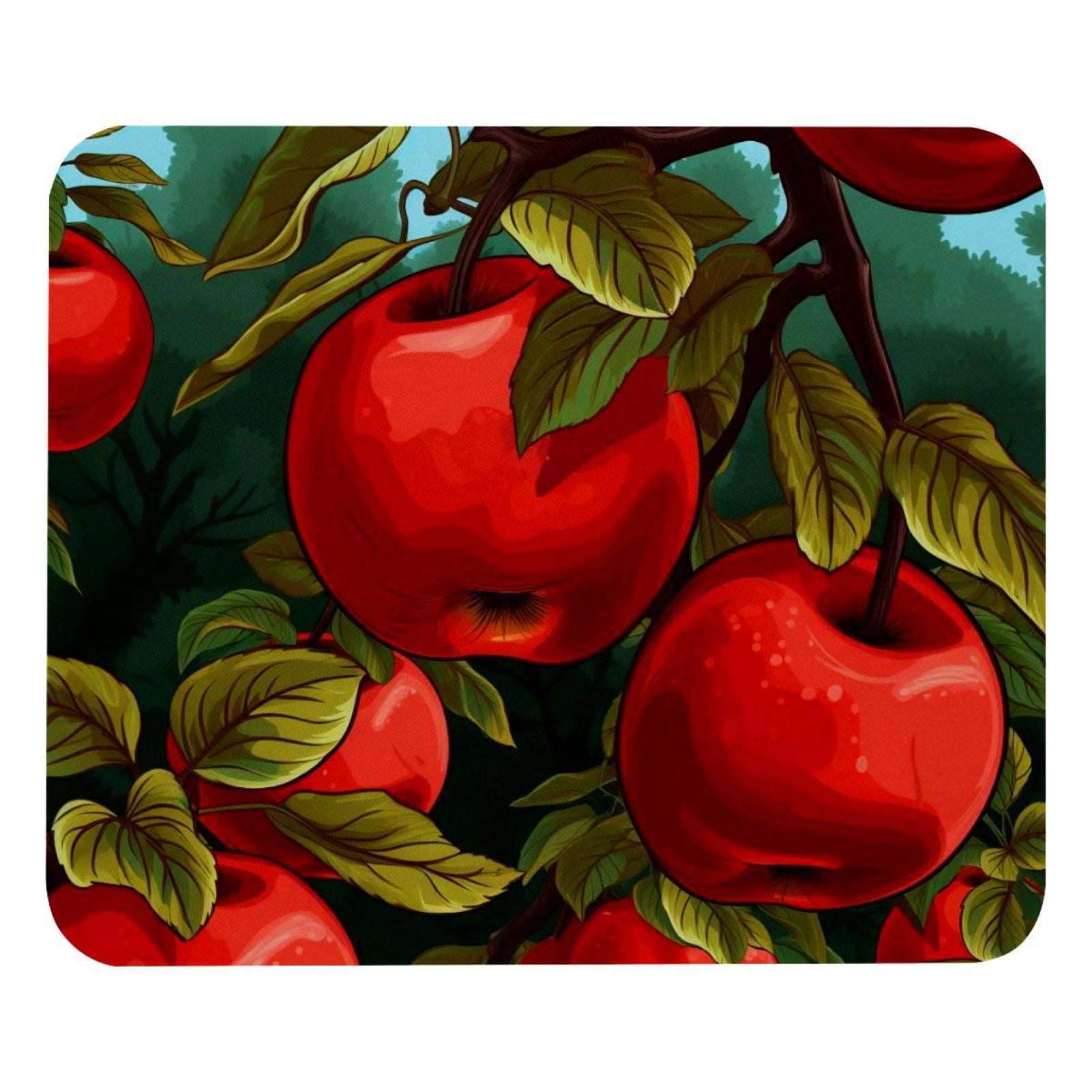 Apple Mouse Pad for Laptop Wireless Mouse Home Office Travel, Portable ...