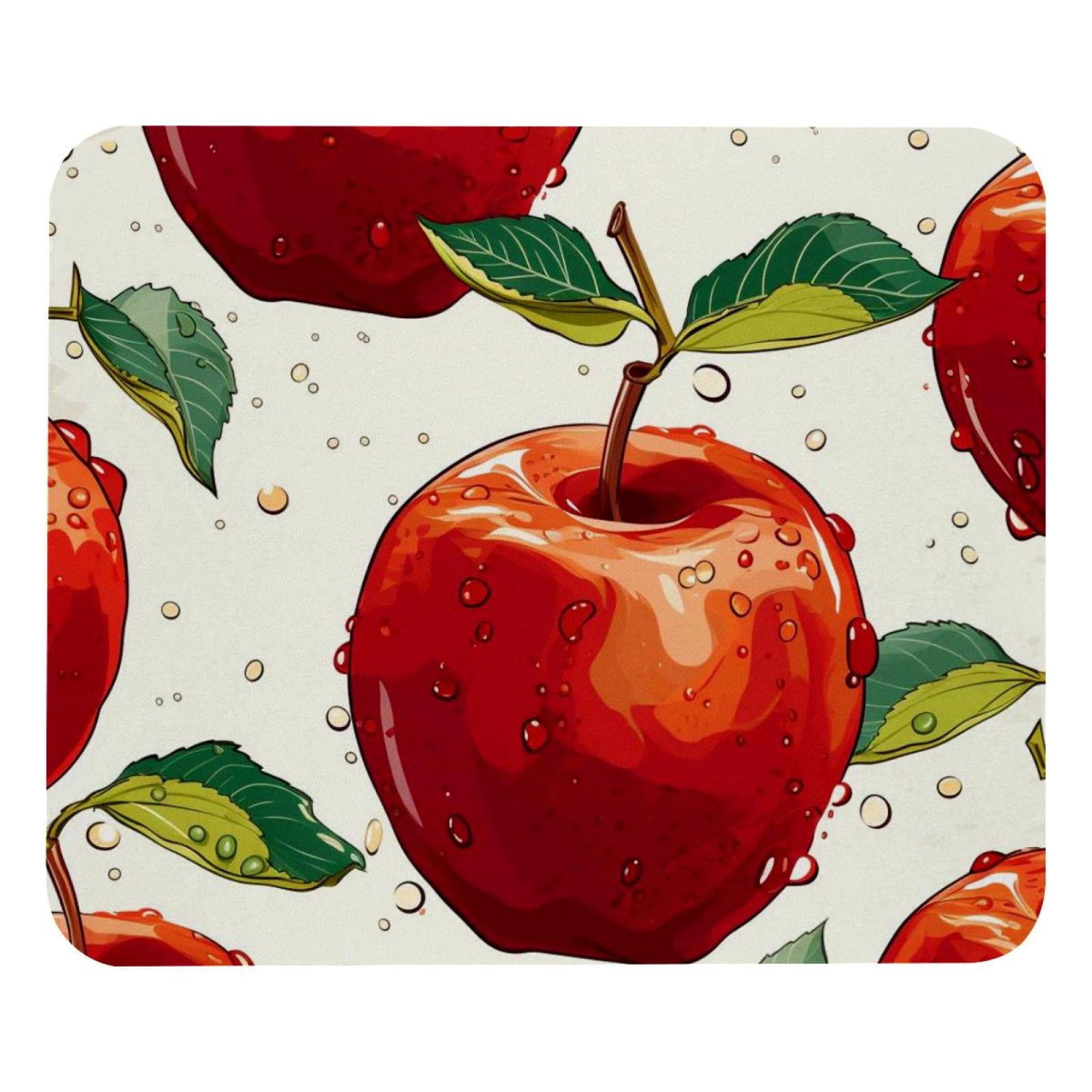 Apple Mouse Pad for Laptop Wireless Mouse Home Office Travel, Portable ...