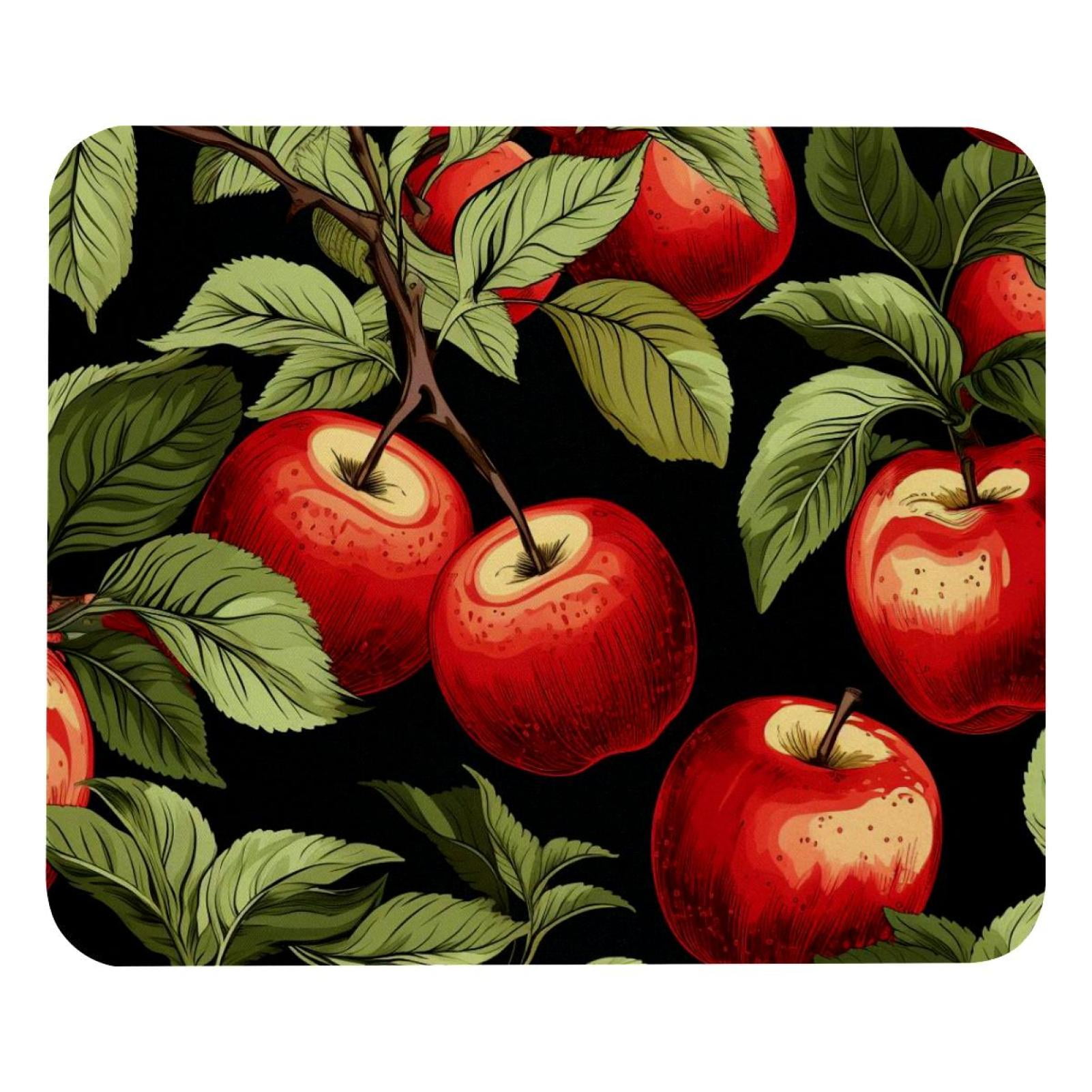 Apple Mouse Pad for Laptop Wireless Mouse Home Office Travel, Portable ...