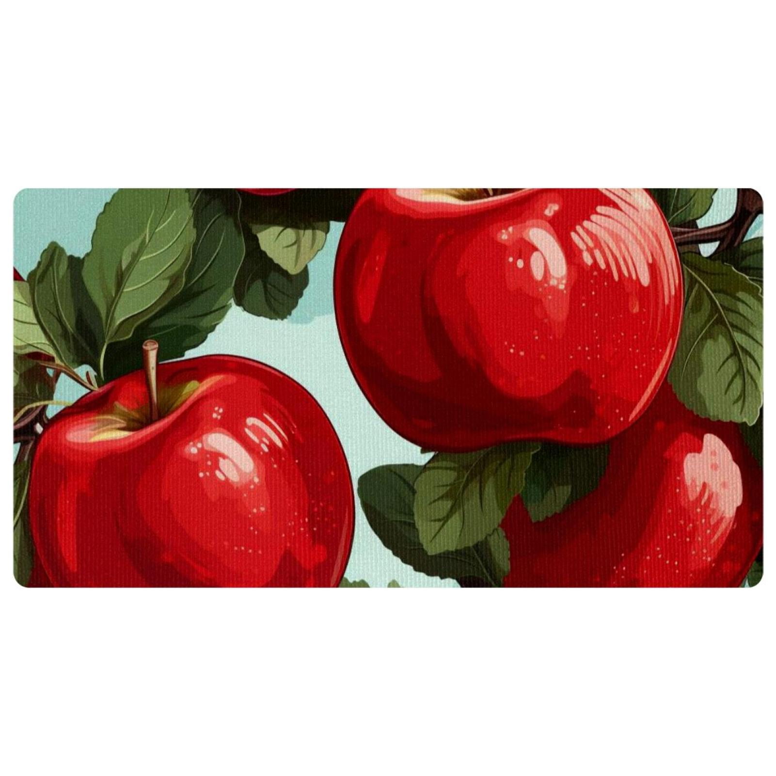 Apple Mouse Pad for Wireless Mouse Home Office Desk Laptop with Rubber ...