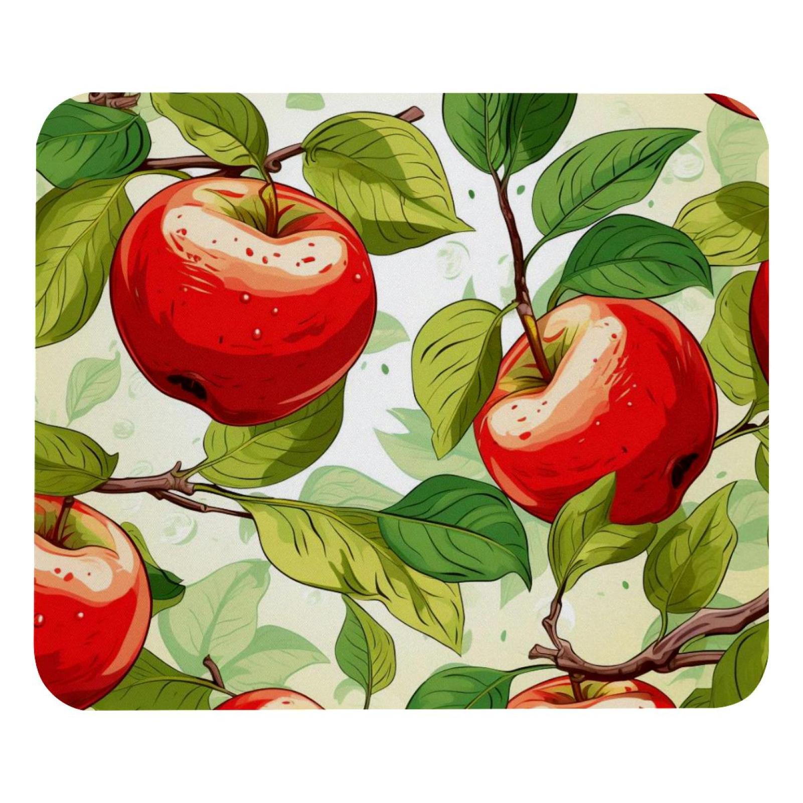 Apple Mouse Pad for Wireless Mouse Home Office Desk Laptop with Rubber ...