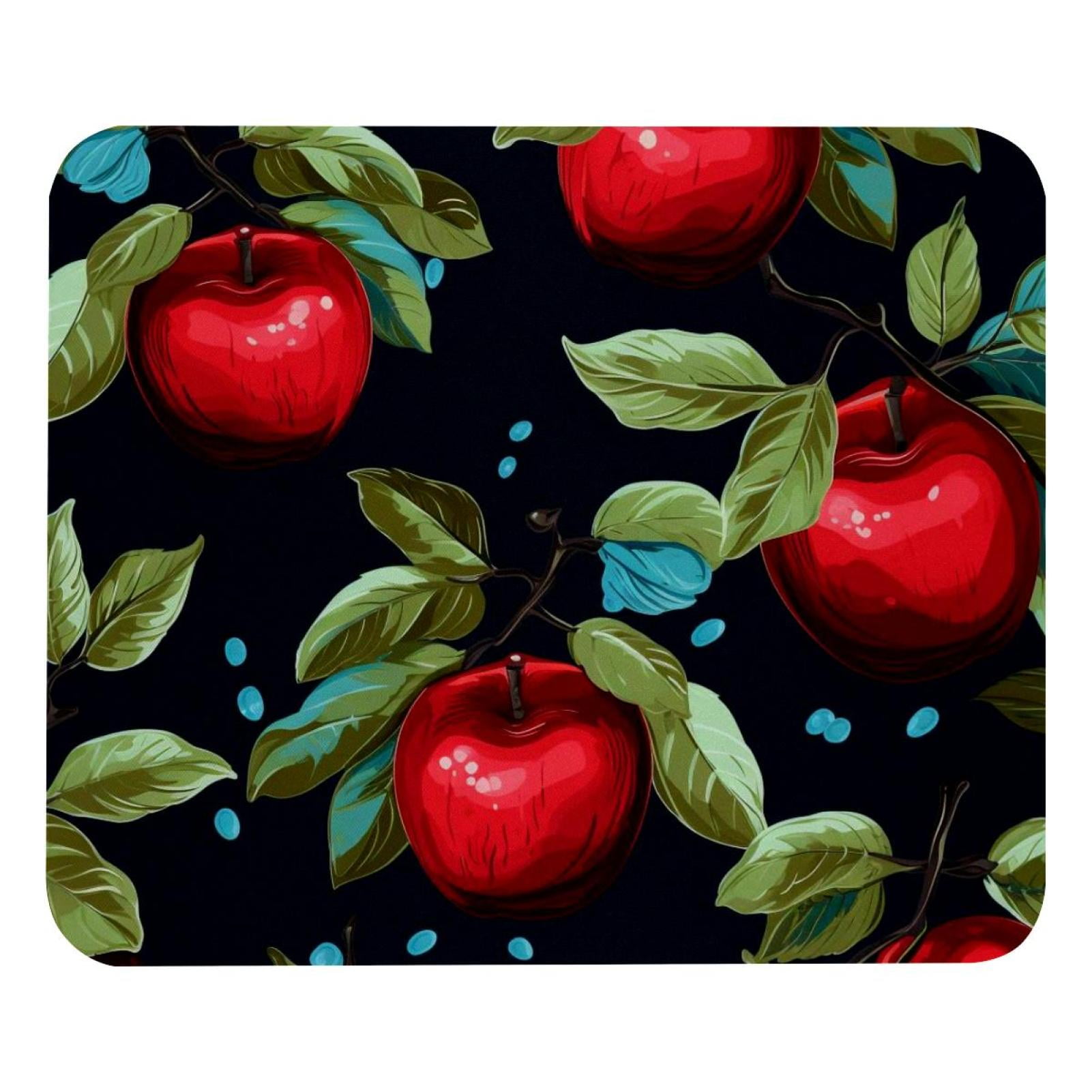 Apple Mouse Pad for Wireless Mouse Home Office Desk Laptop with Rubber ...