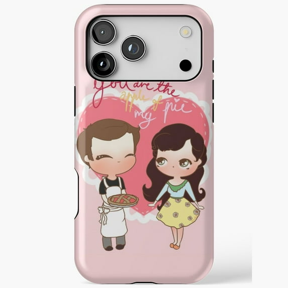 Apple Of My Pie Cute Food Pun Design iPhone Case 17 16 15 14 13 12 11 ...