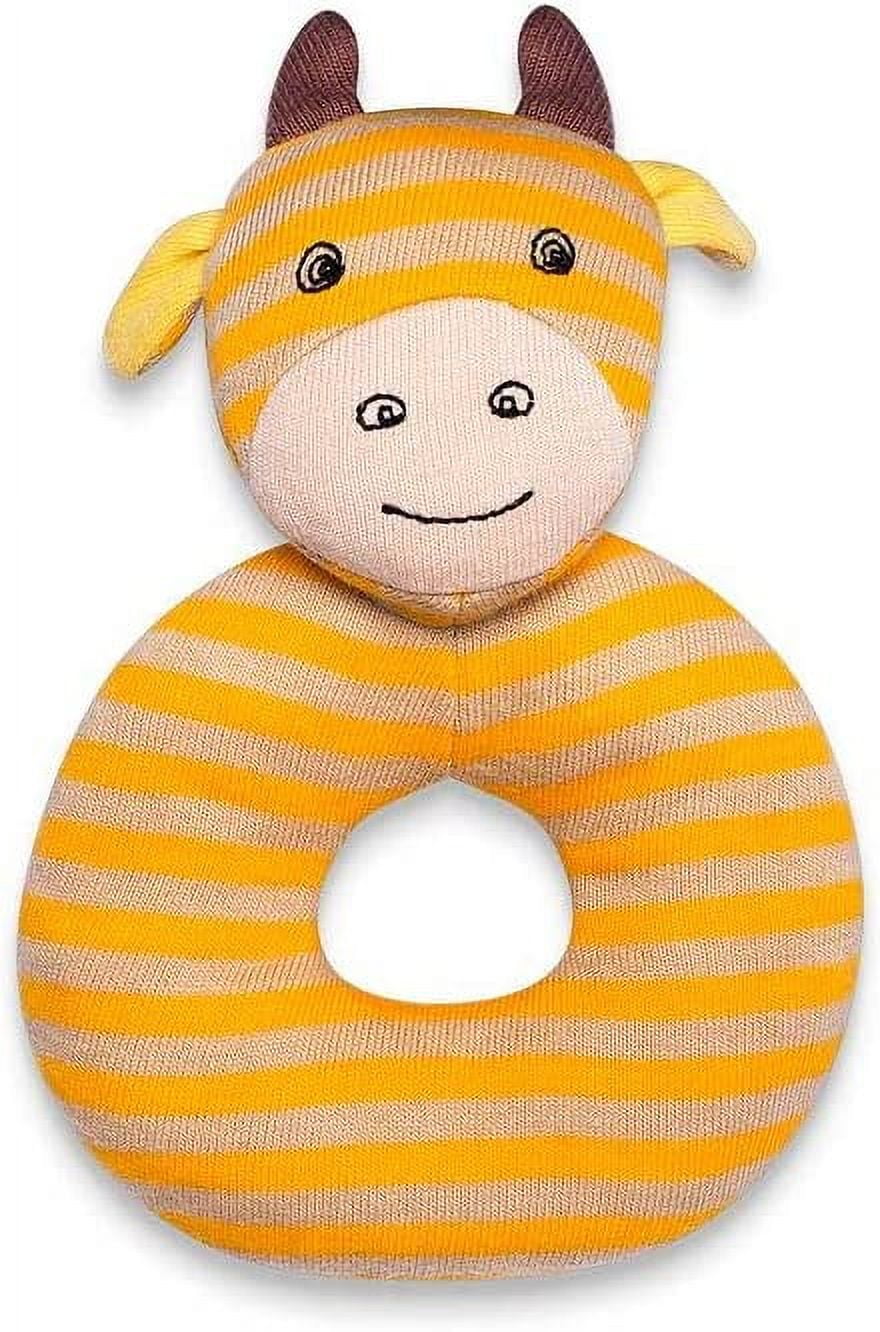 Organic Farm Buddies Apple Park George Giraffe Teething Rattle, Baby ...